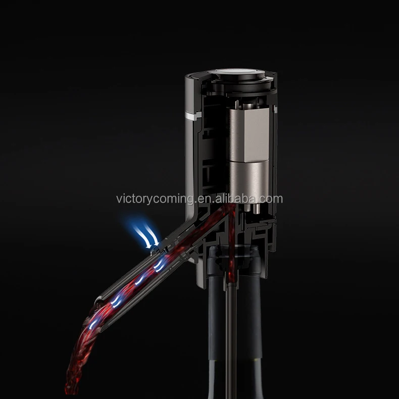 Touch Button Control Wine Decanter Pump Dispenser Wine Pourer - Buy ...