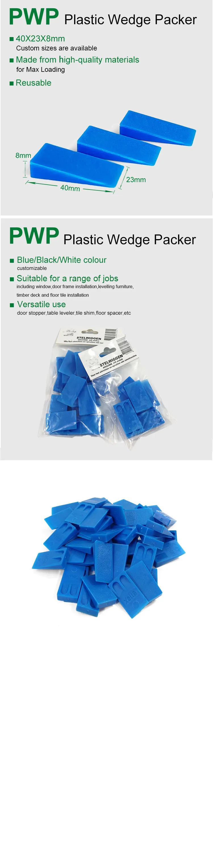 Tile Spacer Plastic Wedge Shims Woshun Made Shims Spacer For Door ...