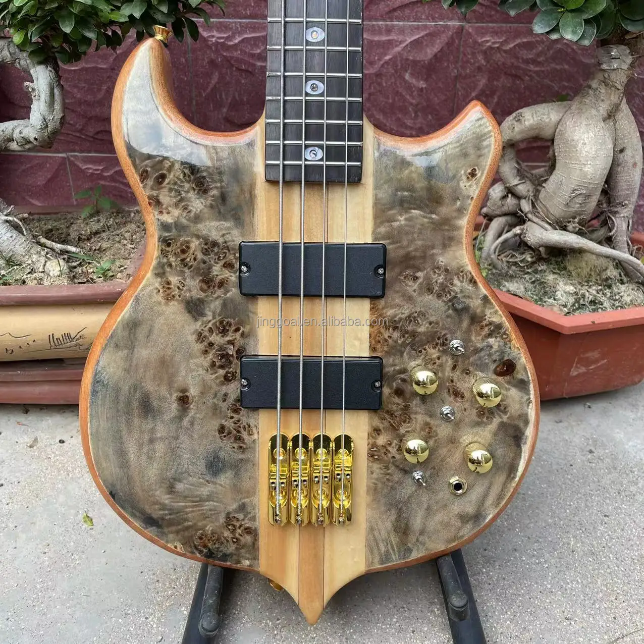 Custom Grand Neck Through Body Series MKI 4 Strings Electric Bass ...