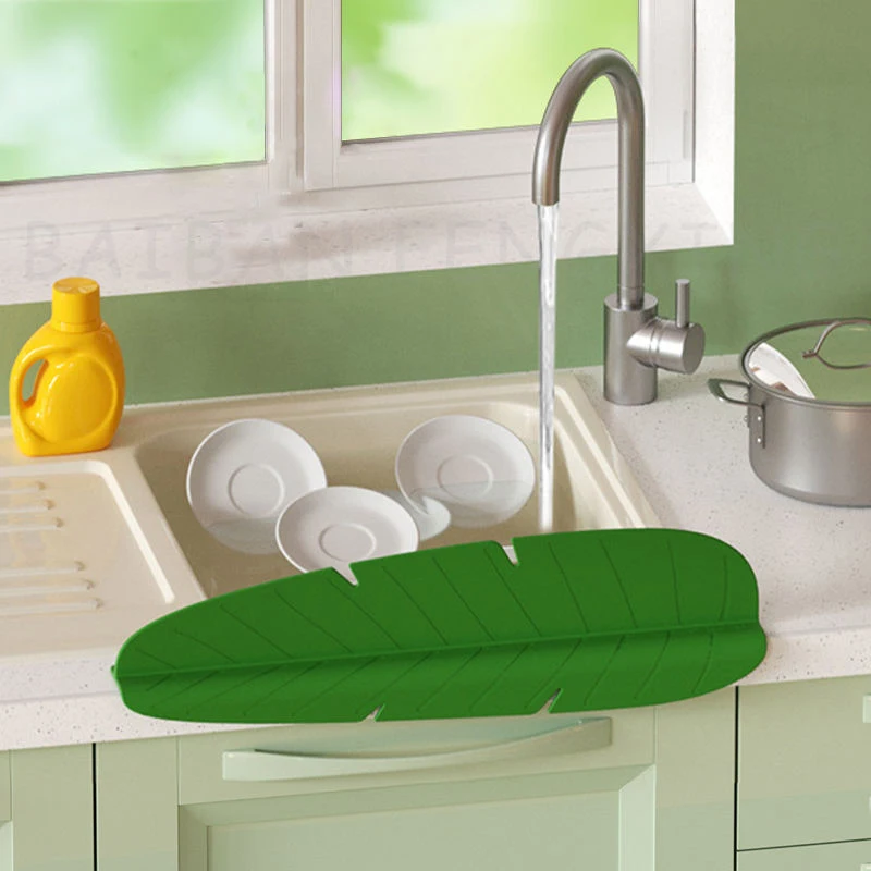 Kitchen Sink Water Splash Proof Retaining Plate With Strong Sucker ...