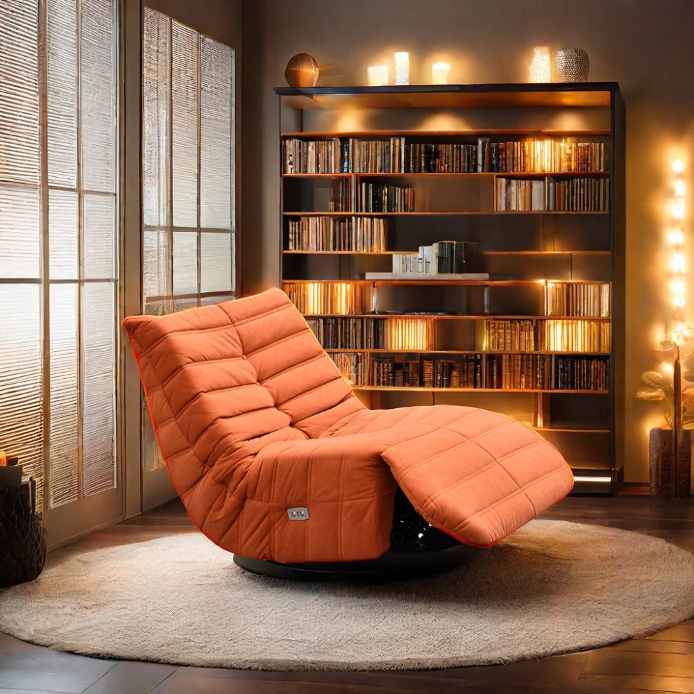 Modern Contemporary Style Recliner 30/270 Degree Swivel & Swing ...