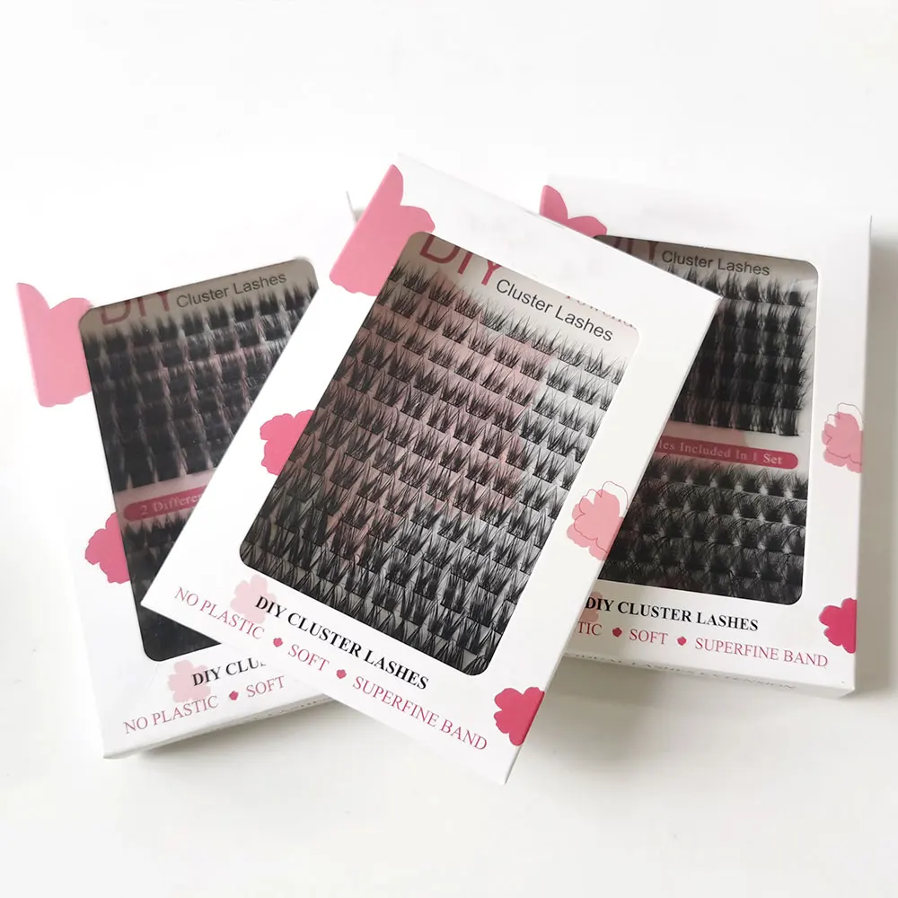 DIY Eyelash Extensions - Individual Cluster Eyelashes