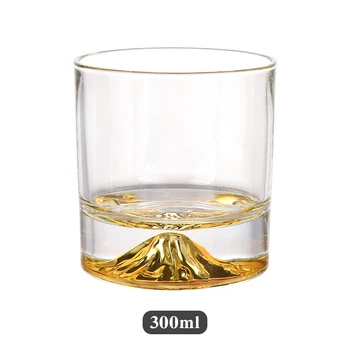 Custom Engrave Old Fashioned Round Heavy Base Crystal Glass Cocktail ...