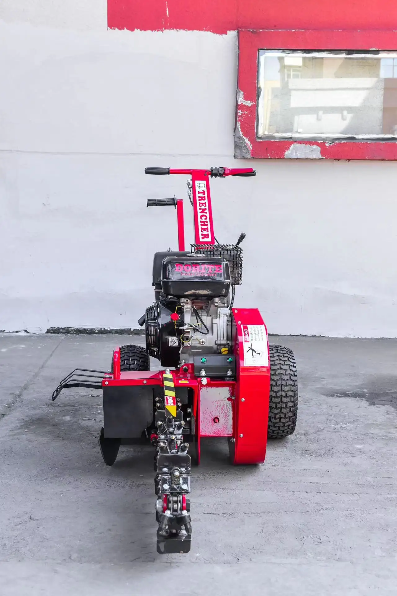 15hp Petrol Engine Powered Mini Trencher Machine For Pipelines Laying ...