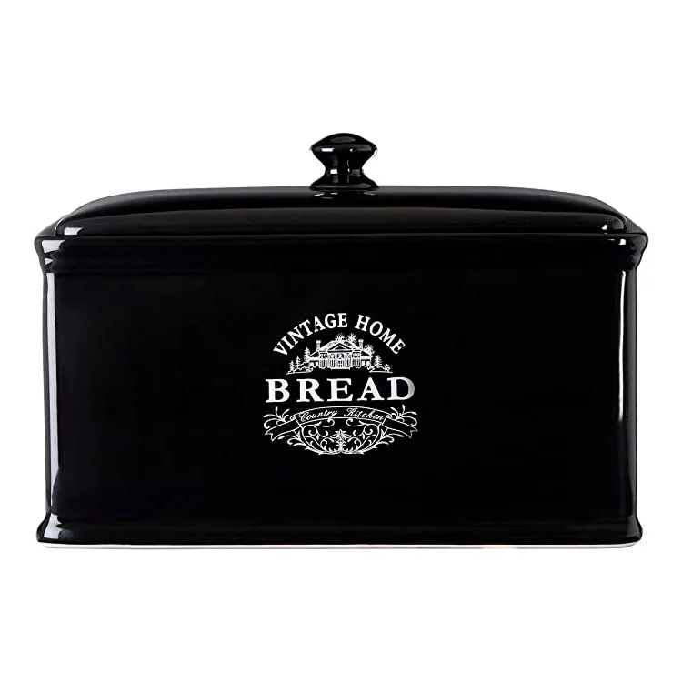 Housewares Vintage Home Ceramic Bread Box Toast Jar With Lid - Buy ...