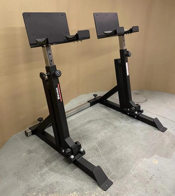 THYFIT Adjustable Horizontal Dumbbell Rack Squat Workouts Weightlifting ...