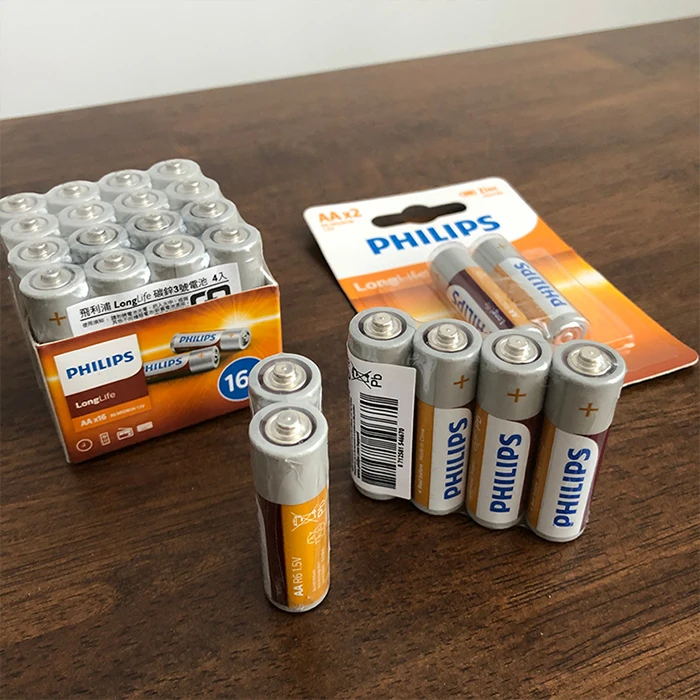 Philips Carbon Zinc Super Heavy Duty Aa Dry Batteries 1.5v Aaa R06 R3 ...