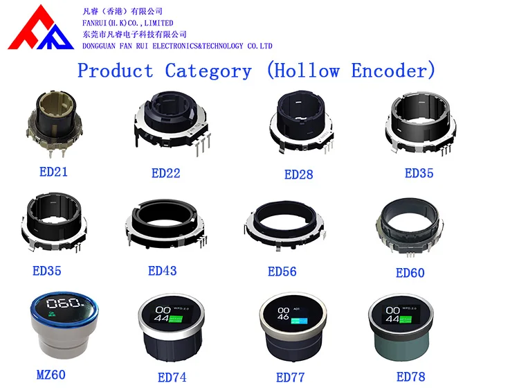 Customized Smart Screen Module Knobs & Rotary Encoders