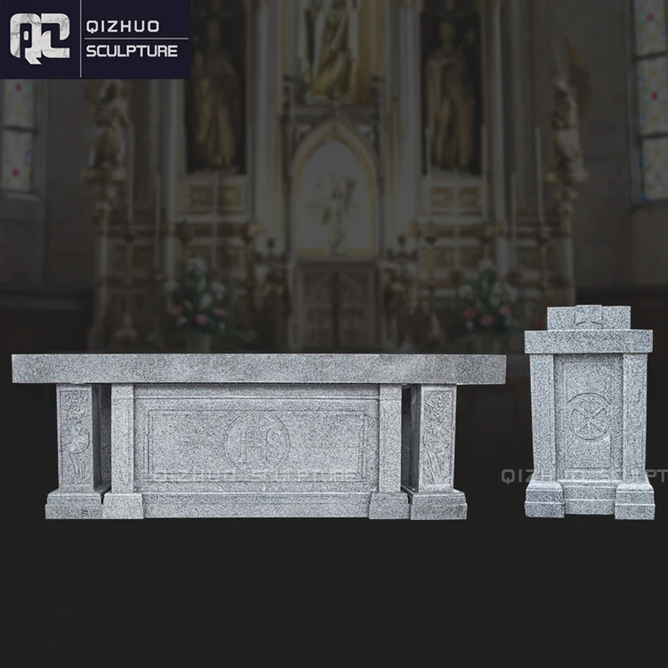 Hand Carved Modern Simple Design Religious Indoor Catholic Granite ...