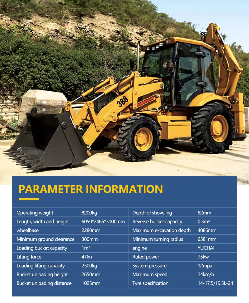 Front Wheel Loaders Machine 3 Ton Mini Wheel Loader 3-6 Ton Heavy Duty ...