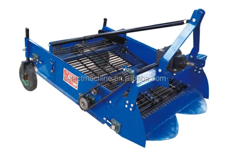 Hand Walking Tractor Mounted Sweet Potato Harvester / Potato Harvester ...
