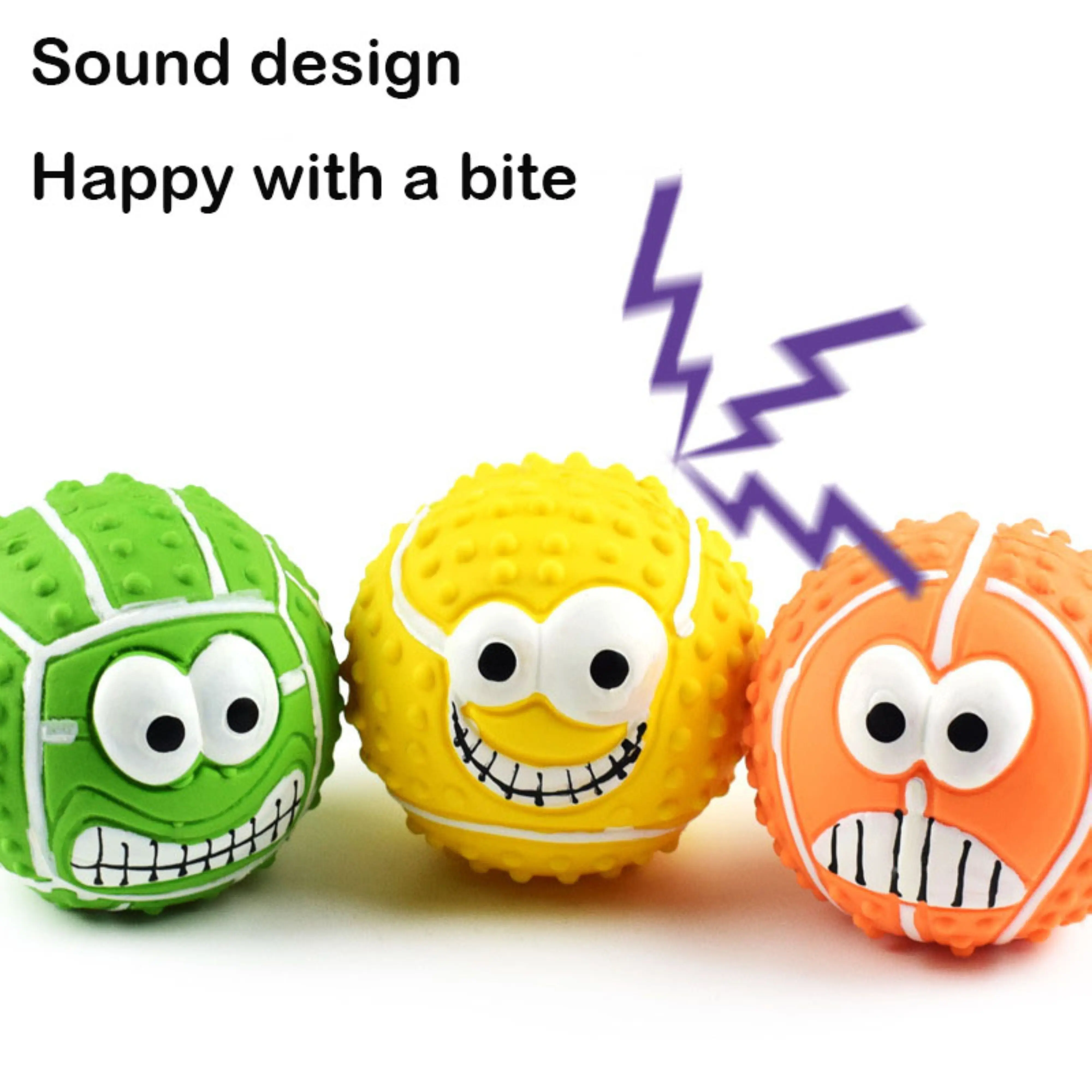 Soft Rubber Latex Interactive Rugby Olive Chewing Spike Soccer Tennis ...