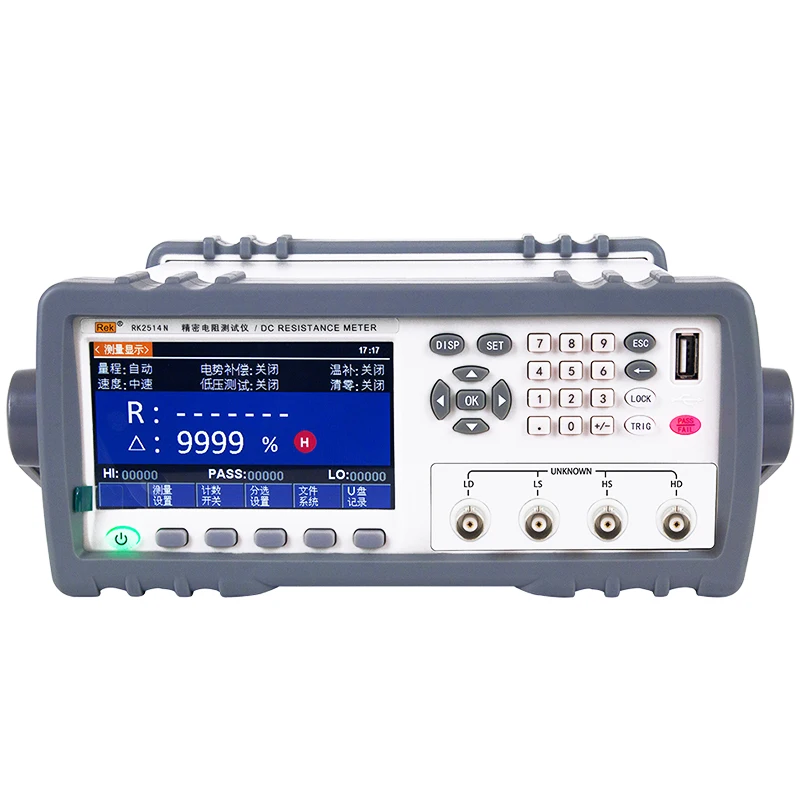 110m Ohm Rk2514n Micro Ohmmeter High Precision Low Dc Resistance Tester ...