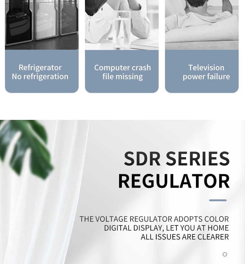 Sdr-500-pro Single Phase Full Automatic Ac Variac Transifomer Led Relay ...