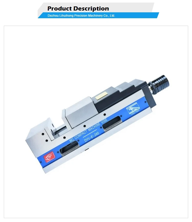 Dyv-5-180 Precision Hydraulic Tooling Machine Vise For Cnc Machine ...