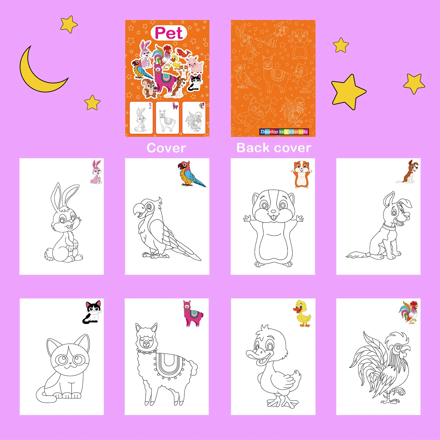 Custom DIY Children Education Kids Coloring Book Printing| Alibaba.com
