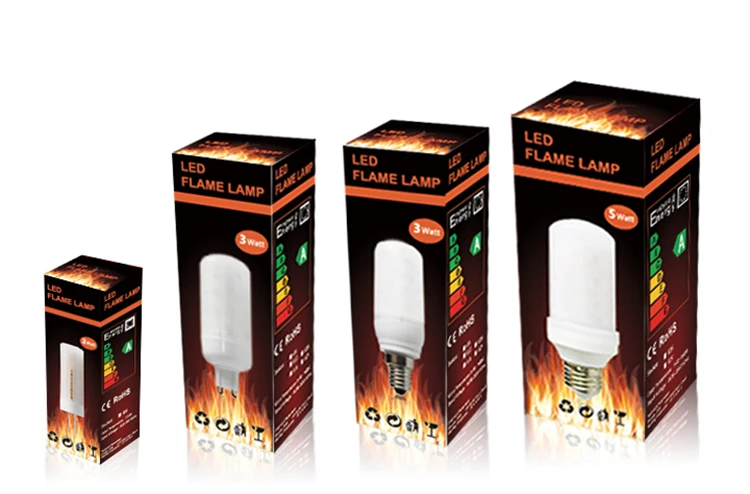 Led Flame 5w Electric Fire Light Bulbs 85-265v - Buy Fire Light Bulbs ...