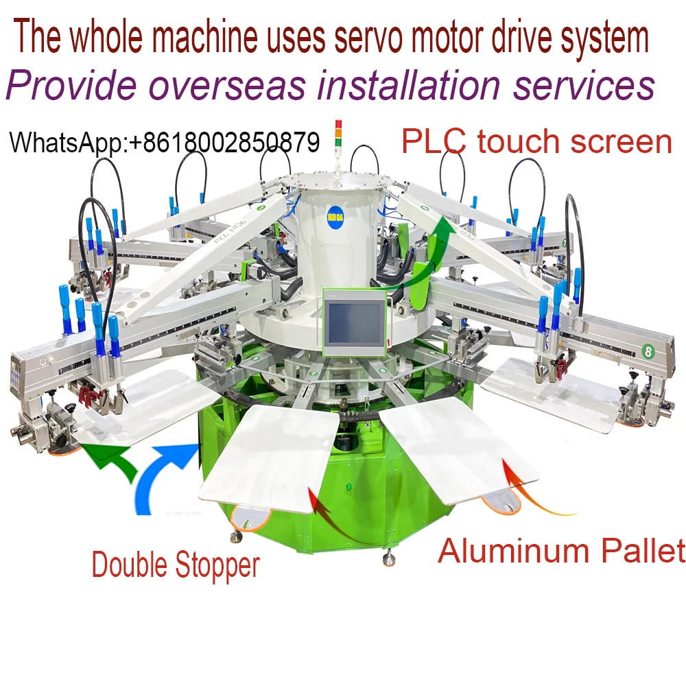 Wholesale Automatic 6 Color High Standard Screen Printing Machine - Buy ...