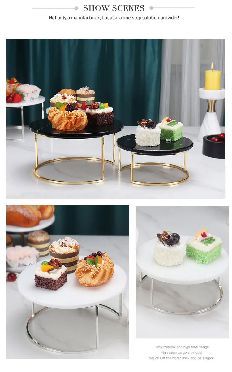 Marble Cake Stands - Elegant and Versatile Display Solutions