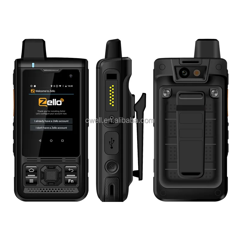 Uniwa B8000 4g Lte Rugged Walkie Talkie Ip68 Waterproof Dual Band Wifi ...
