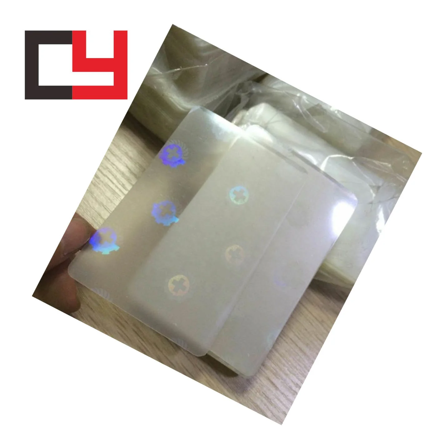 Adhesive Security Transparent Hologram Overlays For Id Card And ...