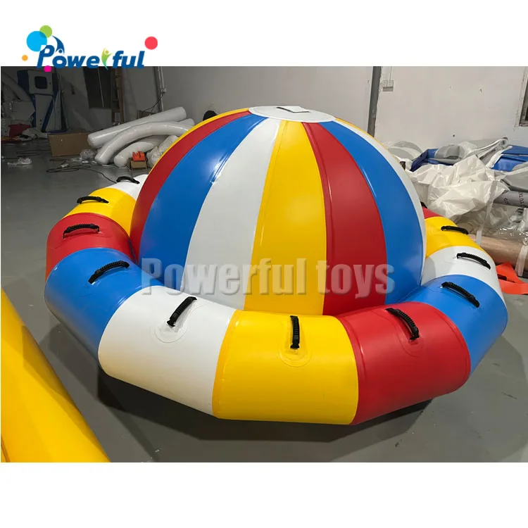 Water Park Equipment Inflatable Floating Ufo Saturn Rocker Gyro Island ...