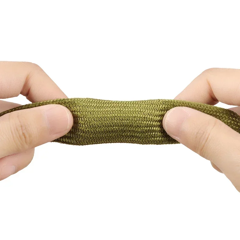 2.5~60mm Black New Arrive High Density Nylon Braided Insulated Sleeve ...