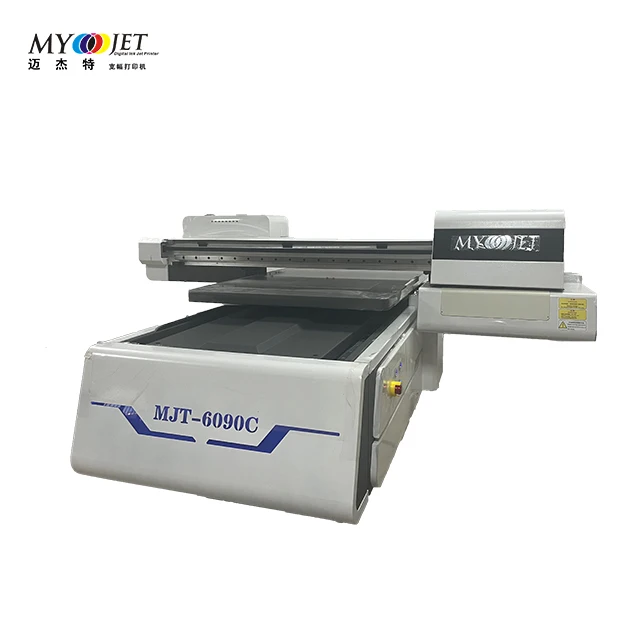Myjet Factory Price Small Varnish Flatbed LED UV Printer 6090-C with ...