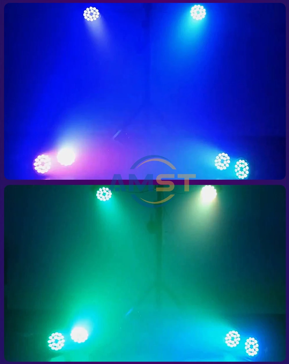 8pcs In 1 Flycase Package 18x10w Rgbw Full Color Led Par Light Hand In ...