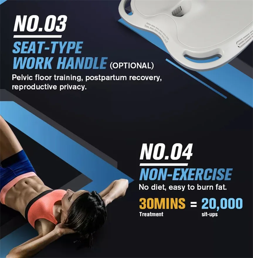 4 Rf Handles Bodysculpt Electromagnetic Muscle Stimulation Body ...