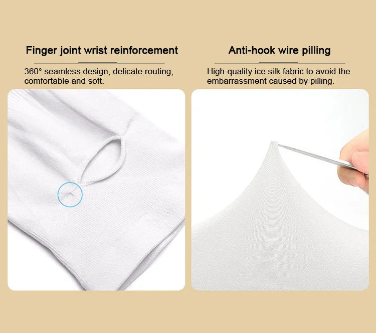 1 Pairs Cooling Sun Sleeves - UV Protection for Men & Women