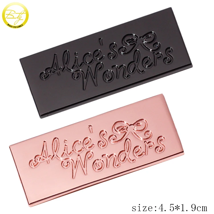 Customized Metal Plates for Waterproof Bag Accessories