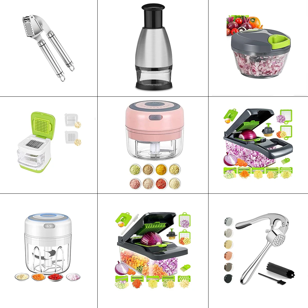 Multi-function Food & Vegetable Cutter Grinder Portable Manual Stirrer ...