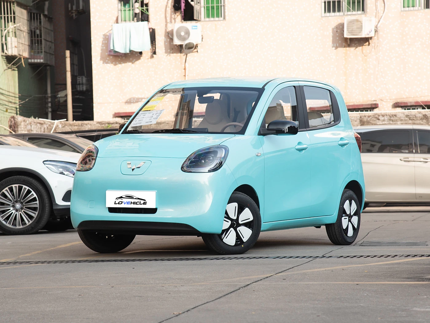 Wuling Hongguang MINIEV Mini EV Small and Cute 3 Door 4 Seater Hatchback New Energy Vehicles ...