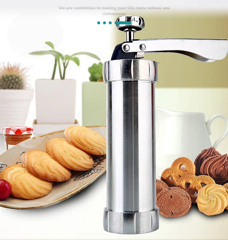 Stainless Steel Icing Piping Syringe Gun Nozzles Sets