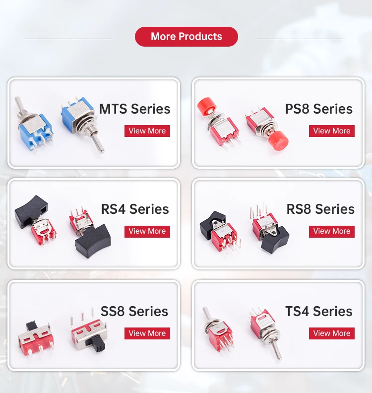 Custom Rs8-203t1 3 Position 6pin 2a 250v 5a 120v On Off On Miniature ...