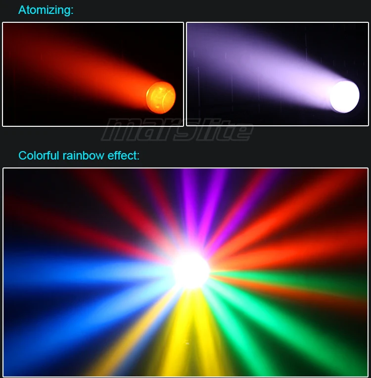 Marslite IP66 Rotating Outdoor Sky Beam Search Light 480W