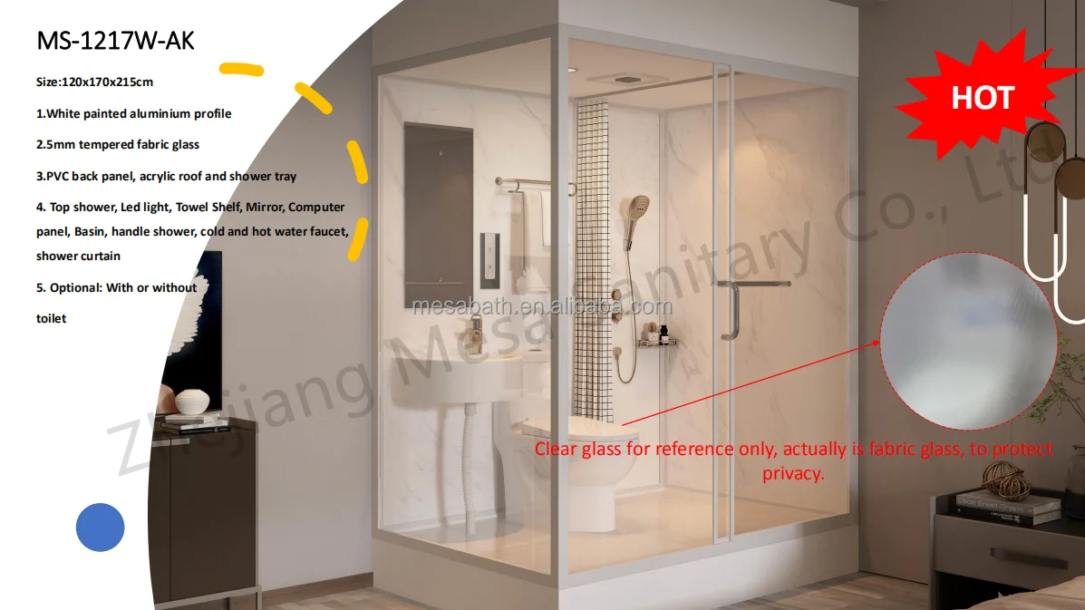 Modular Prefab Bathroom Units - Luxury Shower Cabins