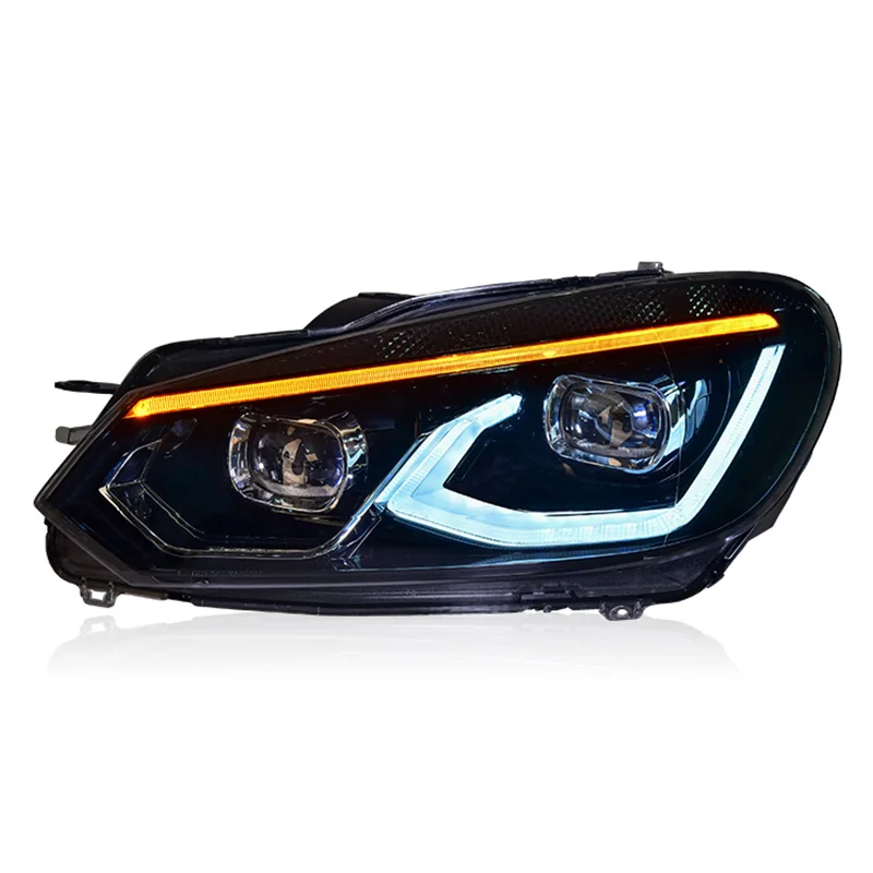 Car Led Headlight For Volkswagen Golf 6 2010-2012 Car Gti Led Running ...