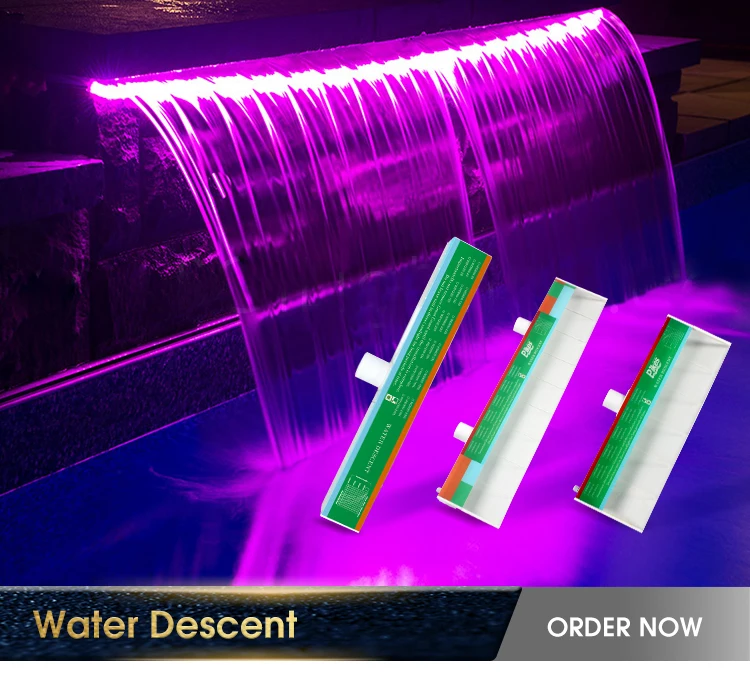 Best Selling Acrylic Garden Wall Sheer Descent Indoor and Outdoor Water ...