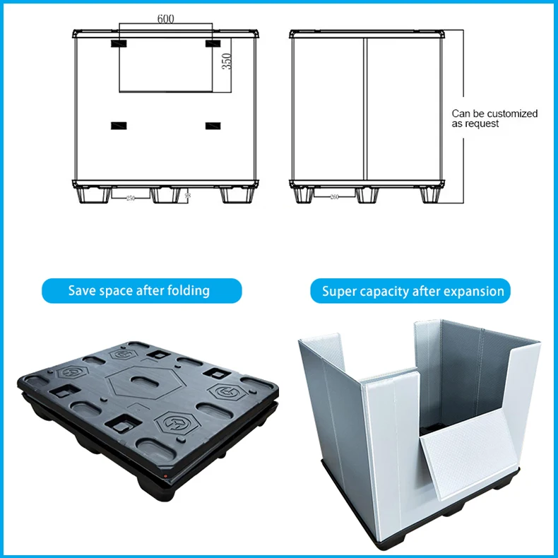 Pallet Box For The Automotive Industry With Lids For Sale Custom ...