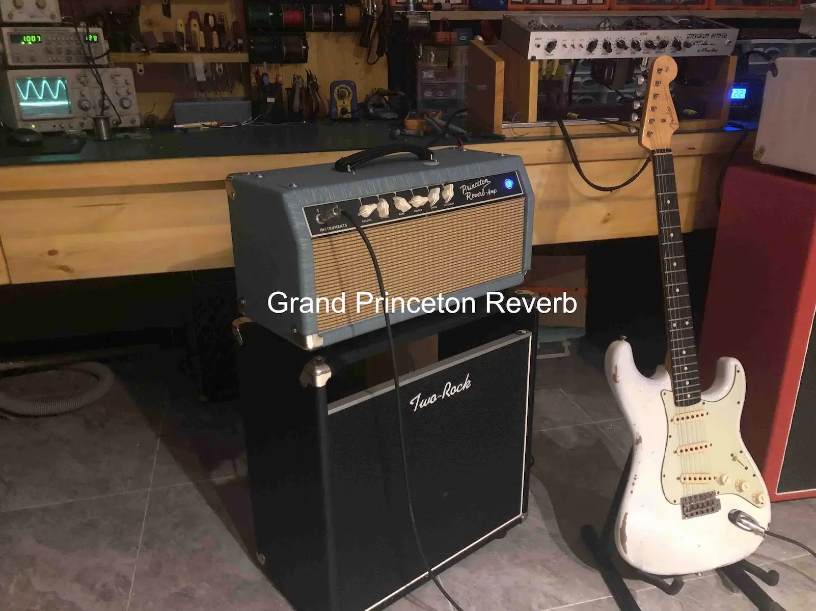 Custom Grand Princeton Reverb 12W Tube Guitar Amplifier, OEM