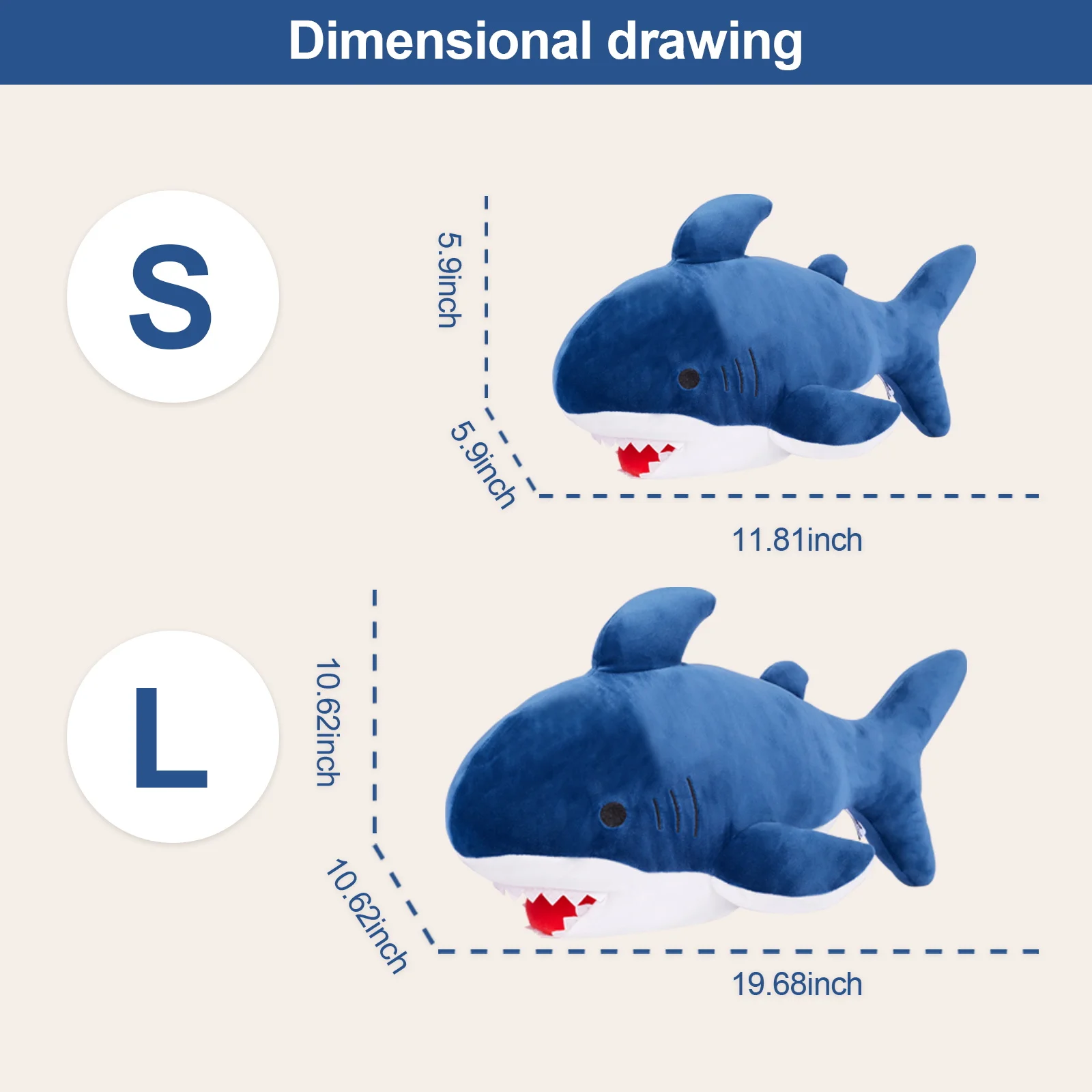 Custom Shark Doll Cushion Sofa Decoration,Plush Shark Pillow Toy ...