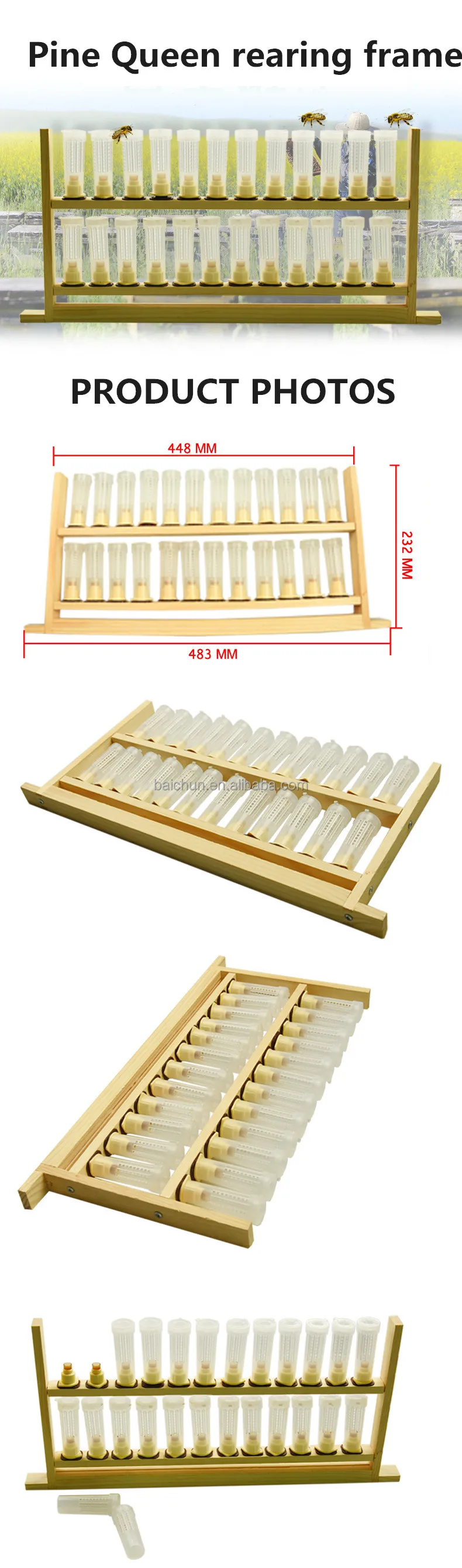 2022 Pine Wood Queen Rearing Frame - Buy Pine Wood Bee Frame Product on ...