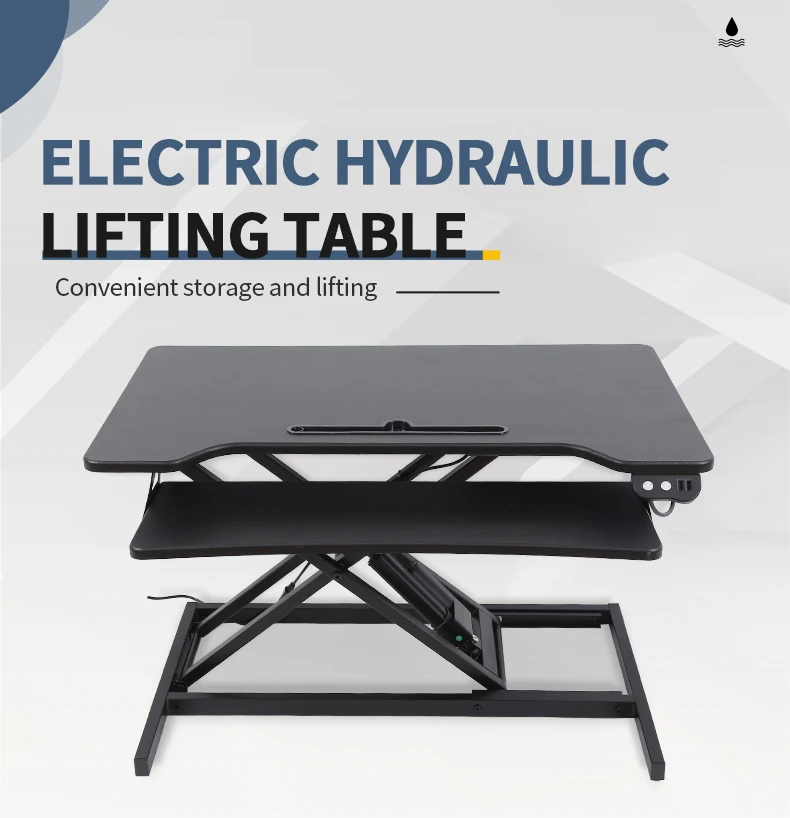 Height Adjustable Standing Sit Stand Up Computer Electric Adjustable ...