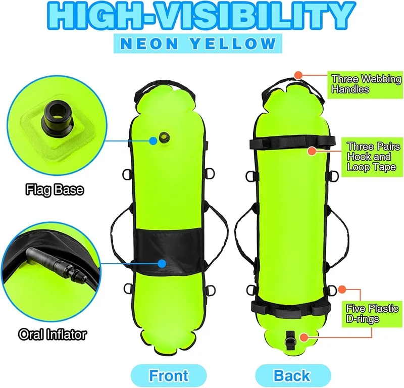 Freediving Float Buoy - Durable Inflatable Dive Marker