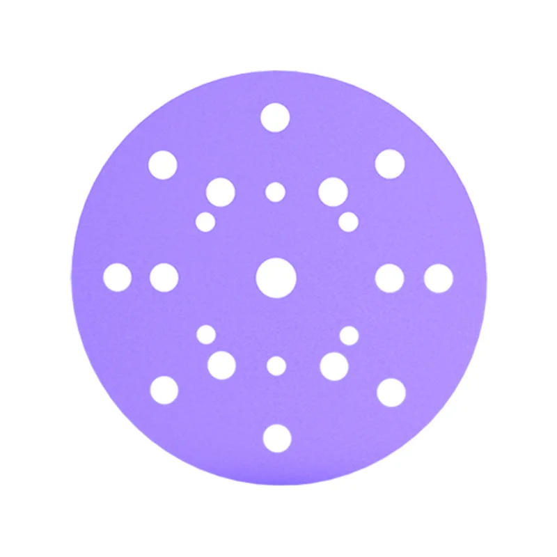 6 Inch Multiple Holes High Quality Abrasive Paper Disc Sheet 8 Holes ...