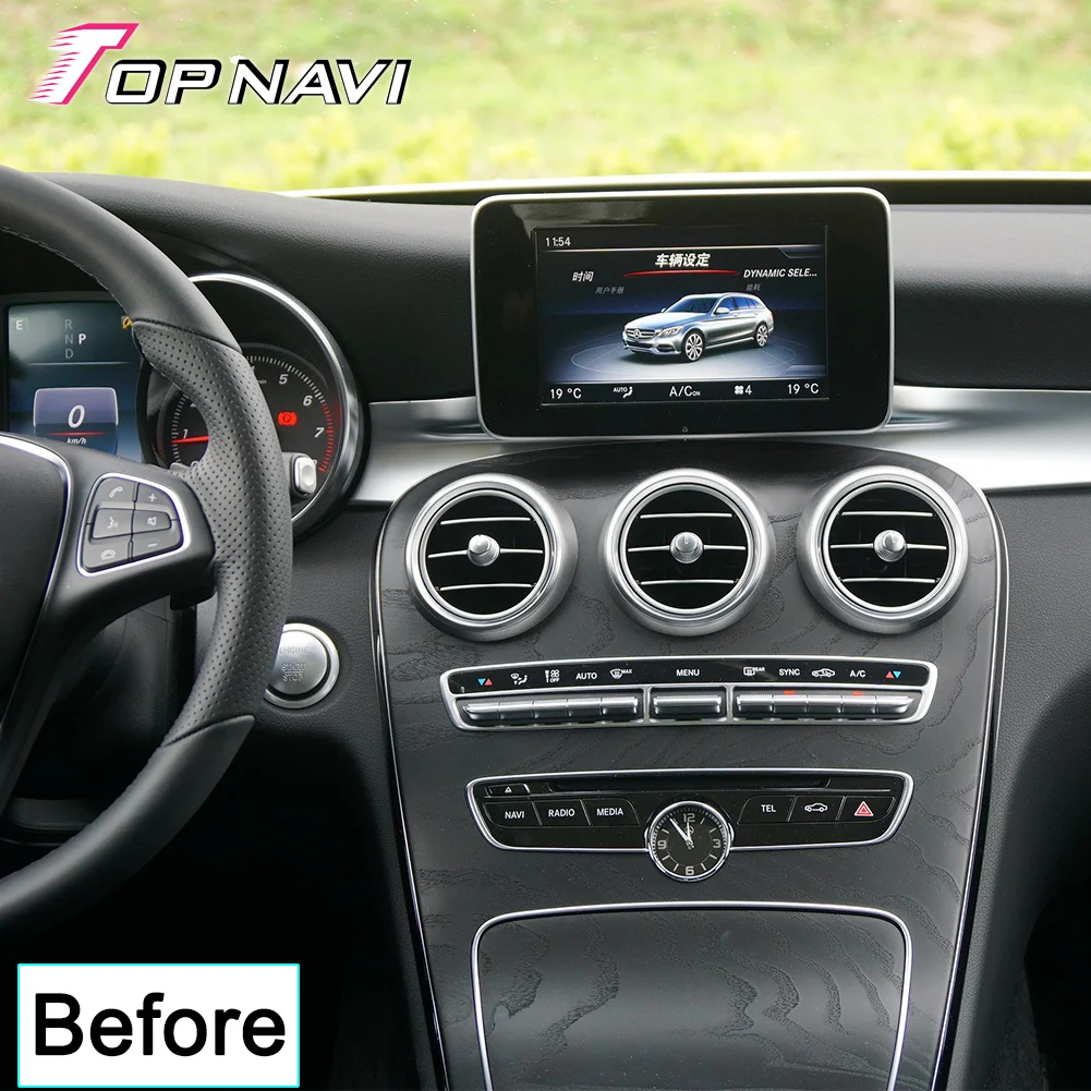 Car Dvd Gps 10.25inch Qualcomm For Mercedes-benz Glc C-class V-class X ...