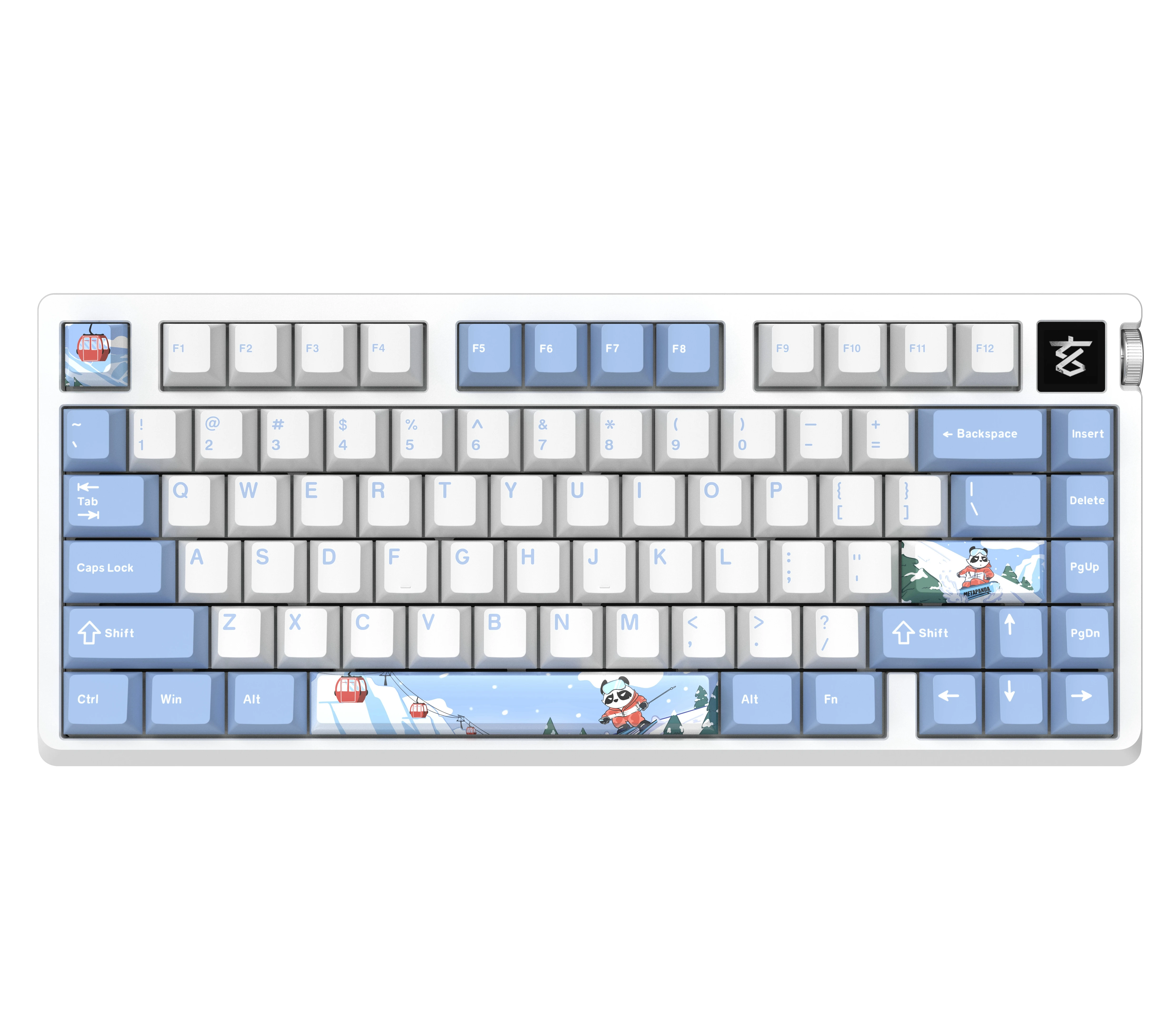 Metaphyuni PD75M -V2 Pro Wireless Keyboard 2.4G Three-Mode Aluminium ...