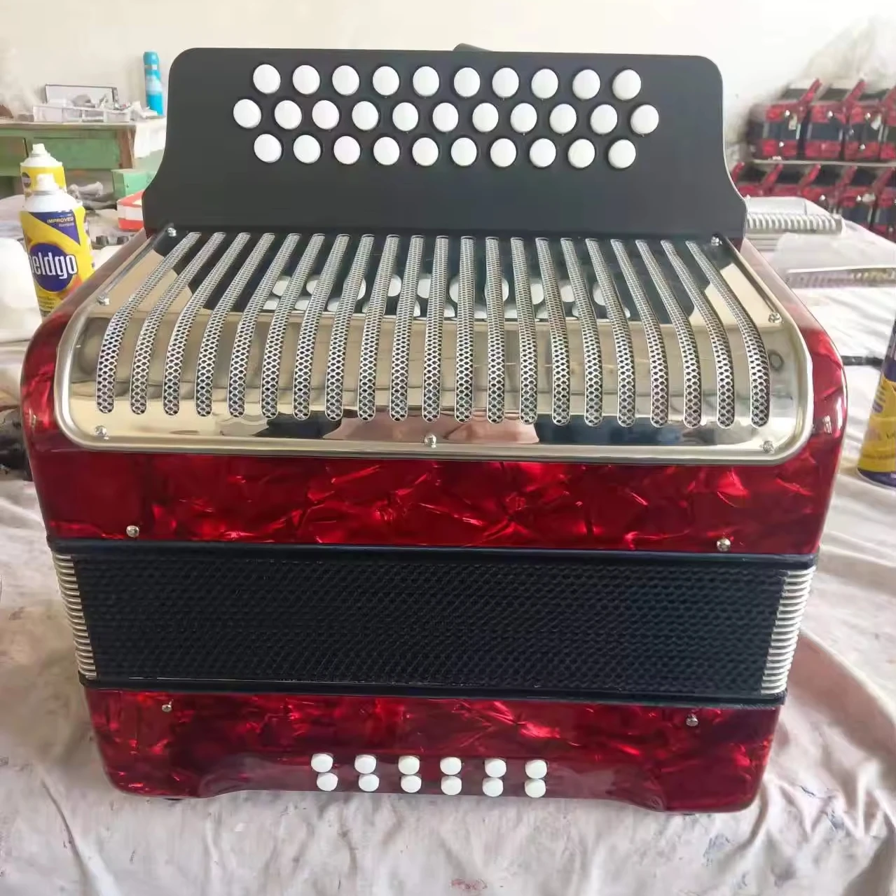 31 key 12 bass, 31 buttons 12 bass button accordion, Bayan Accordions ...